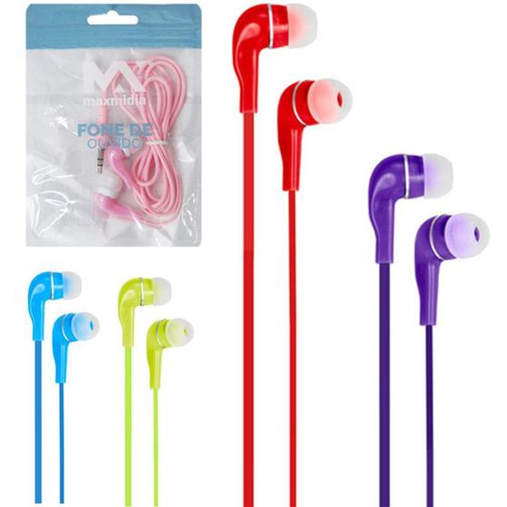 Fone de ouvido in ear maxmidia colors 1m - DYNASTY - Fone de Ouvido com ...