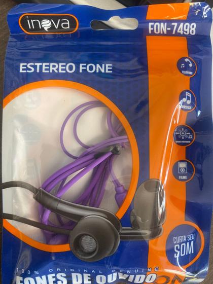 Fone de ouvido - Inova - Fone de Ouvido com Fio - Magazine Luiza
