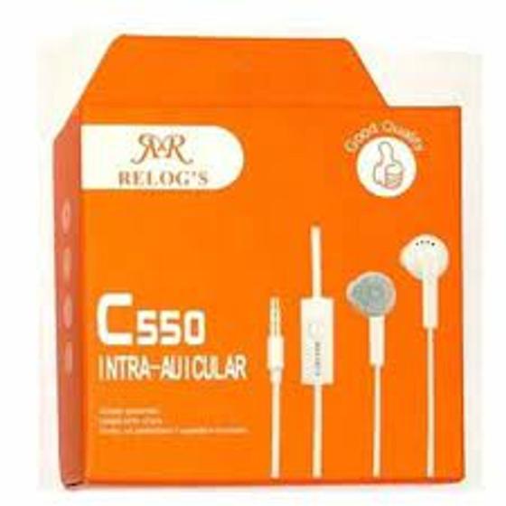 Fone De Ouvido Intra Auricular c550 - MASTERTEK - Fone de Ouvido com ...