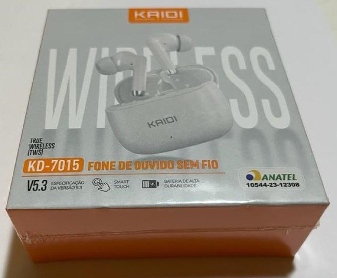 Fone de Ouvido Kaidi KD-7015 TWS Bluetooth V5.3 KD7015 771 Fone de Ouvido Kaidi KD-7015 TWS Bluetooth V5.3 KD7015 771