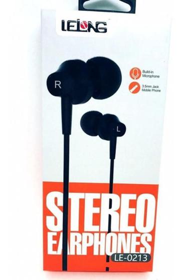 Fone De Ouvido Lelong Stereo Sound Le-0213 20 Un - Fone de Ouvido com ...