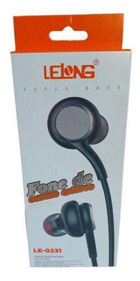 Fone De Ouvido Lelong Stereo Sound Le-0231 - Fone de Ouvido com Fio ...