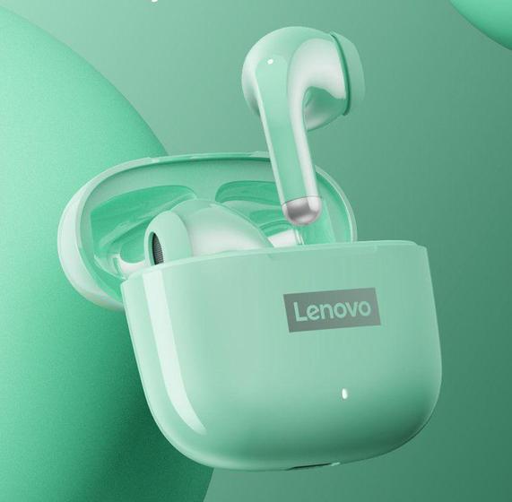 Fone De Ouvido Lenovo Sem Fio Modelo Lp40 Pro Verde - Fone de Ouvido ...