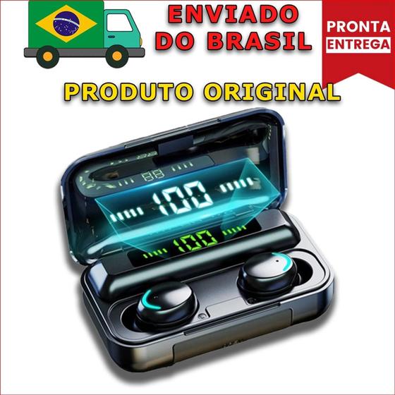 Fone De Ouvido Original Bluetooth F9 5c Sem Fio Wireless Tws Com
