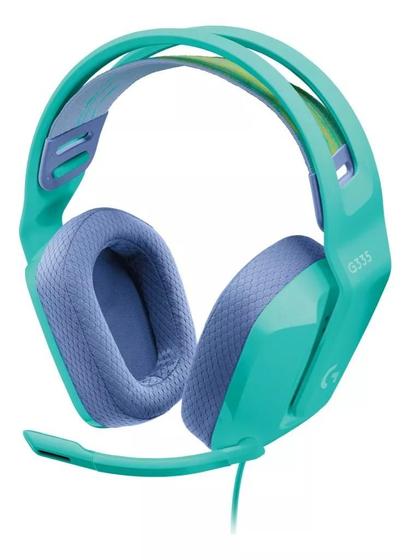 Fone De Ouvido Over-ear Gamer Logitech G Series G335 Mint - Headset ...