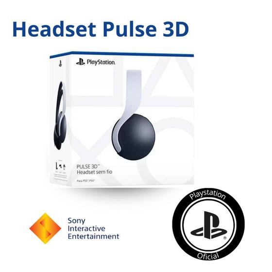 Fone De Ouvido Over Ear Gamer Sem Fio Playstation Pulse 3d Cfi Zwh1