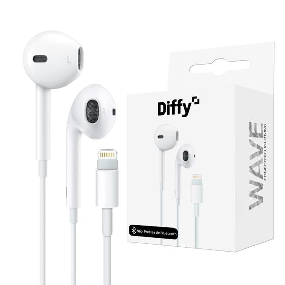 Fone de Ouvido para iPhone Lightning Diffy Wave Não Precisa Bluetooth ...