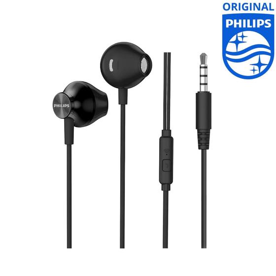 Fone de Ouvido Philips TAUE101 Com Fio e Microfone Embutido - Fone de ...