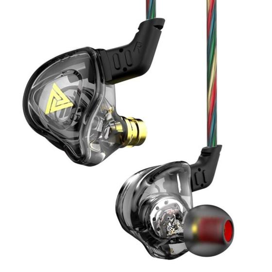 Fone De Ouvido Qkz Ak6 Dmx 2022 Transparente In Ear Com Case - Fone de ...