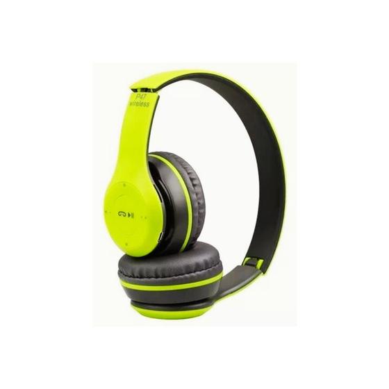 Fone De Ouvido Sem Fio Bluetooh Wireless 5.0 Headphone Dobrável Entrada ...