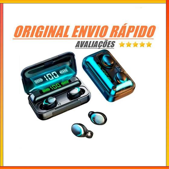 Fone De Ouvido Sem Fio Bluetooth Tws F9-5 Led Original Nf-e - Fone de Ouvido Bluetooth ...