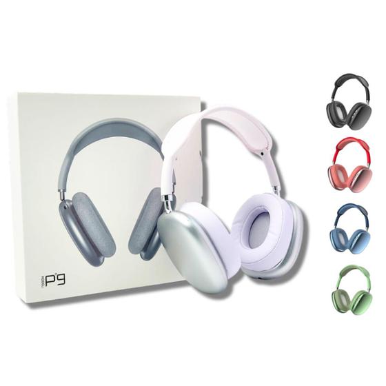 Fone de Ouvido Sem Fio Headphone Bluetooth Air P9 Max - Headphone ...