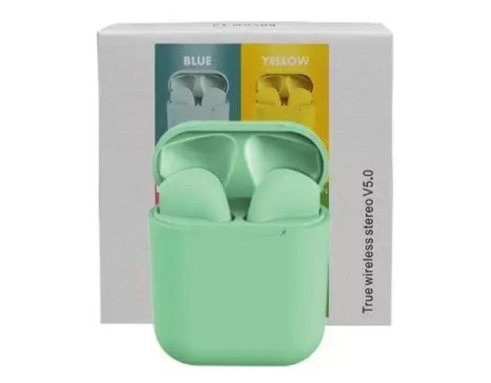 fone de ouvido sem fio i12 tws verde - Fone de Ouvido com Fio ...