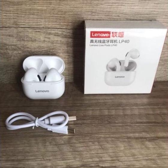 Fone de ouvido sem fio Lenovo LP40 pro Bluetooth 5.1 - Fone de Ouvido Bluetooth - Magazine Luiza