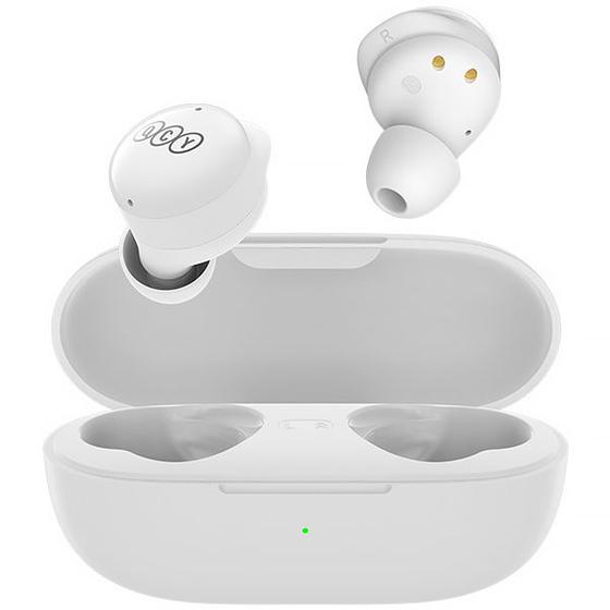 Fone de Ouvido Sem Fio QCY T17 BH21Q17A com Bluetooth e Microfone - Branco - Fone de Ouvido ...