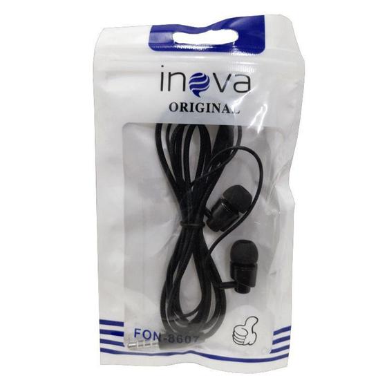 Fone de Ouvido Sem Microfone - Inova - Fone de Ouvido com Fio ...