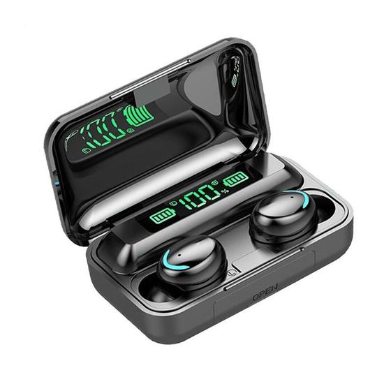 Fone De Ouvido Tws Bth F9 5 Com Power Bank Sem Fio In Ear Fone De