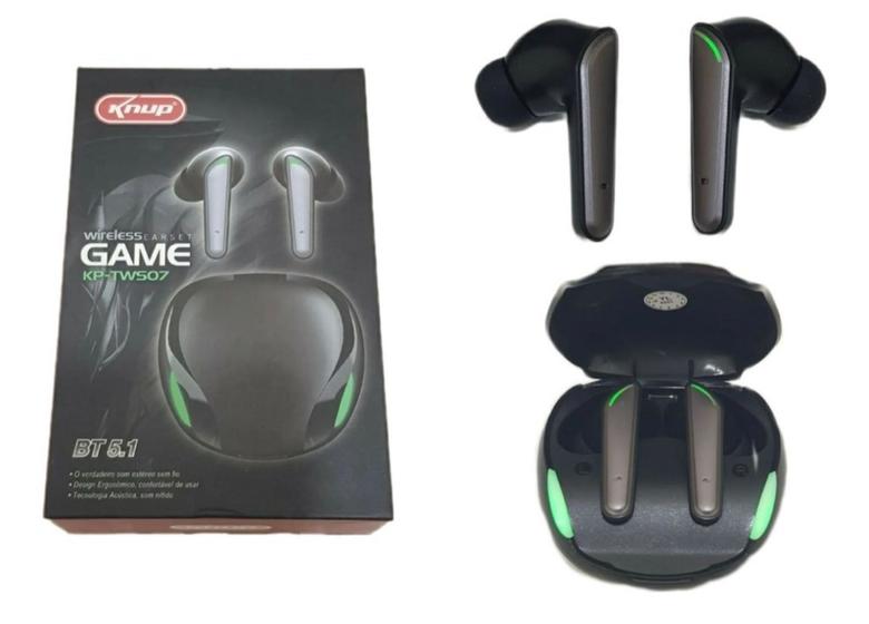 Fone de ouvido wireless game - Knup - Fone de Ouvido Gamer - Magazine Luiza