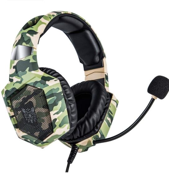 Fone gamer camuflado para video gamer xbox ,ps4 ,ps3 ,computador ...