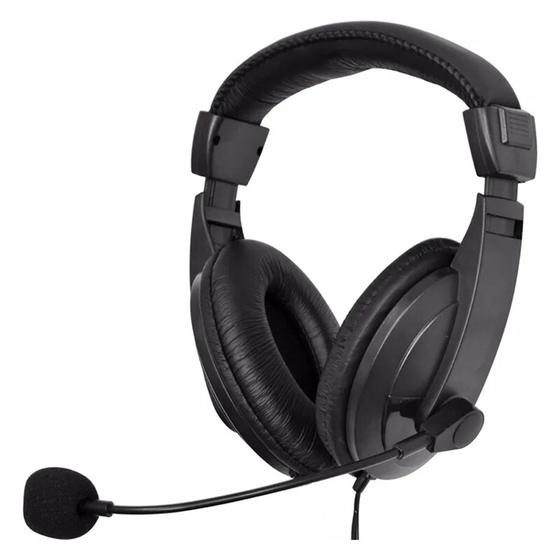 Fone Headset com Microfone Básico conexão P3 - Trends - Headset com Fio ...