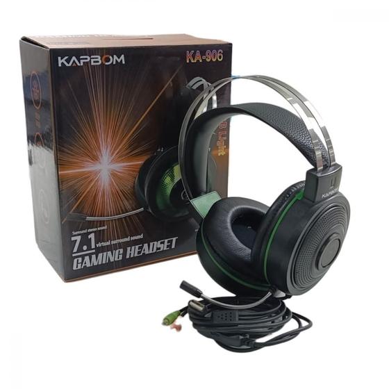 Fone Headset Gamer com Fio e Microfone Ajustável Conexão USB / P2 ...