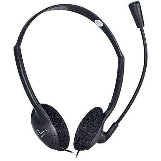 Fone Headset Multilaser PH002 - Headset com Fio - Magazine Luiza