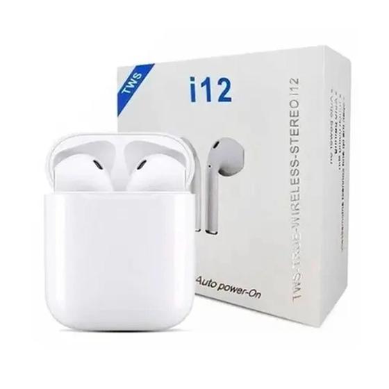 Fone I12 Tws De Ouvido Bluetooth Sem Fio Touch Recarregável - Fone de ...