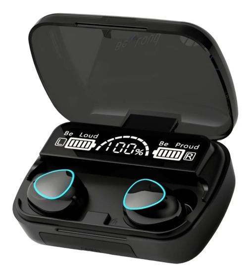 Fone M10 Tws phone Bluetooth Tws 5.1 Display em Led stereo sport a ...