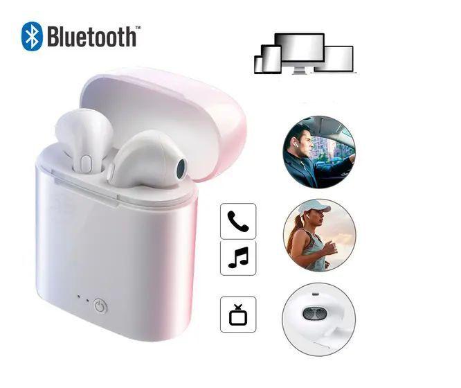 Fone Ouvido Bluetooth i7 Mini Sem Fio Par 5.0 - TWS - Fone de Ouvido ...