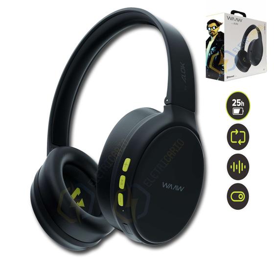 Fone Ouvido Bluetooth SENSE 300HBNC WAAW By Alok - Fone de Ouvido ...