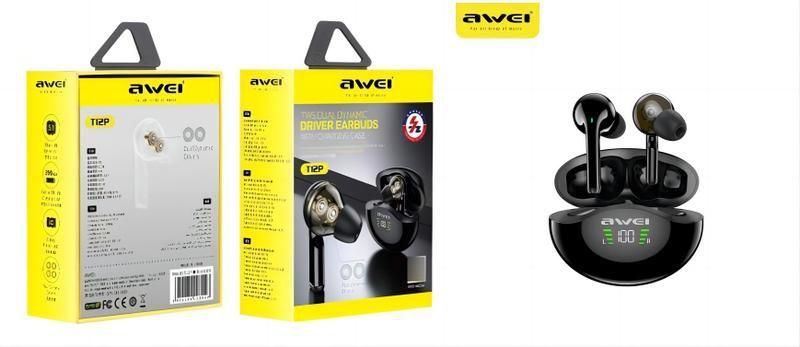 Fone Ouvido Gamer Led Bluetooth V5.3 Conecta IPX6 AWEI T12P - Fone de Ouvido Gamer - Magazine Luiza