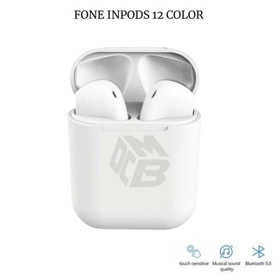 Fone Sem Fio InPods 12 Colors Bluetooth V5.0 Android iOS TWS - Impods ...