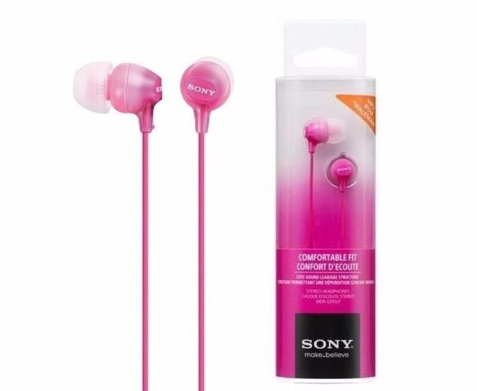Fone sony mdr-ex15lp rosa - Fone de Ouvido com Fio - Magazine Luiza