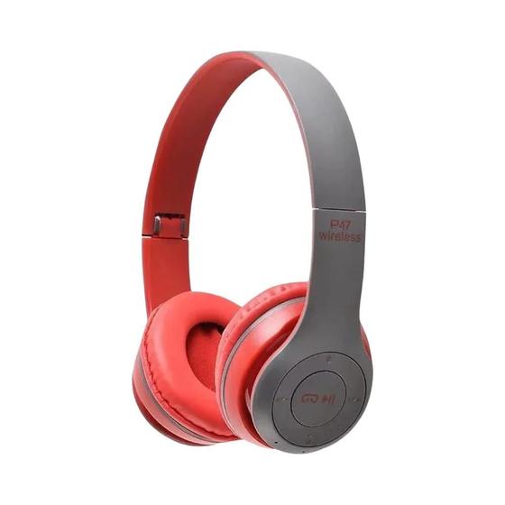 Fones De Ouvido Bluetooth Sem Fio Dobráveis Com Microfone Baixo Som ...