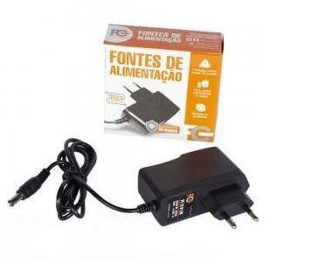 Fonte 12v 1a Bivolt Conector P4 - FC FONTES - Fonte Chaveada - Magazine ...