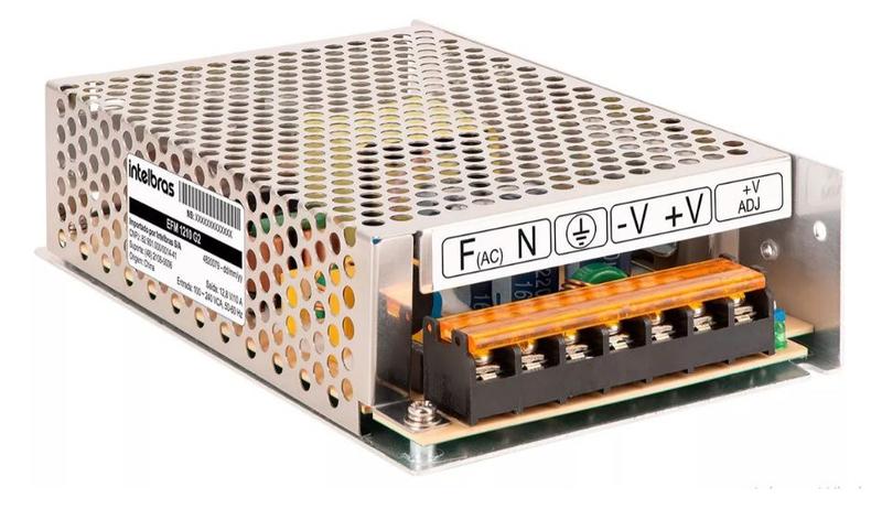 Fonte Alimentação Cftv 12v 10a Efm1210 Intelbras Cameras Vigilancia ...