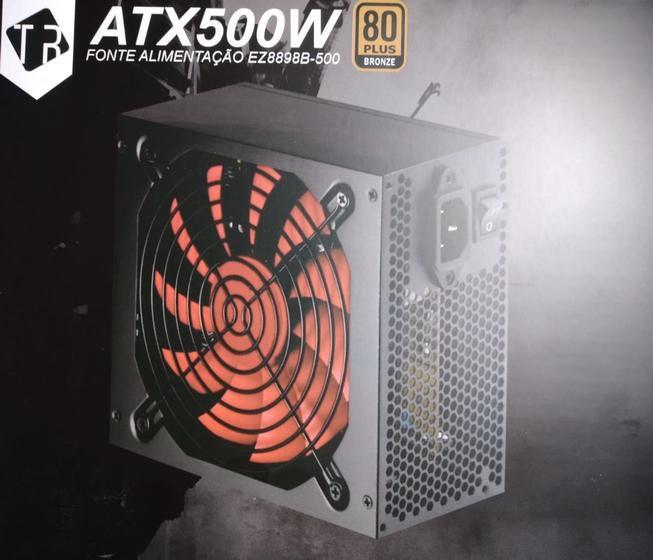 Fonte Atx 500w Real 80plus Bronze 24 Pinos - TRONOS - Fonte para Computador - Magazine Luiza