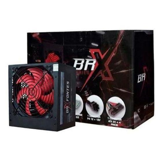 Fonte atx 750w b-s750w automatica pfc brx - Fonte de Alimentação ...