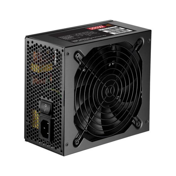 Fonte Atx Para Pc Gamer 500W Real 80 Plus Pfc Ativo - Bluecase - Fonte ...