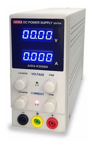 Fonte Bancada Alimentação K305dn 30v 5a 4 Digitos 110V - AIDA - Fonte ...