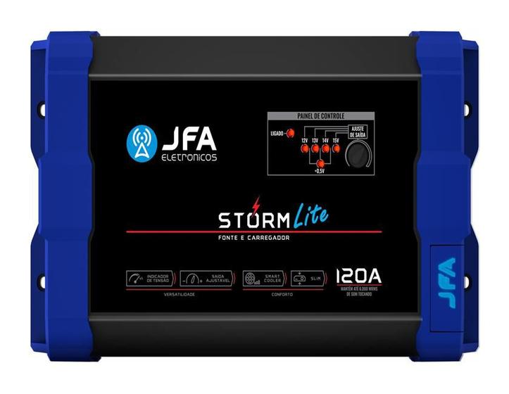 Fonte Carregador Automotivo Jfa 120a Storm Lite 12v Bivolt - Fonte de ...