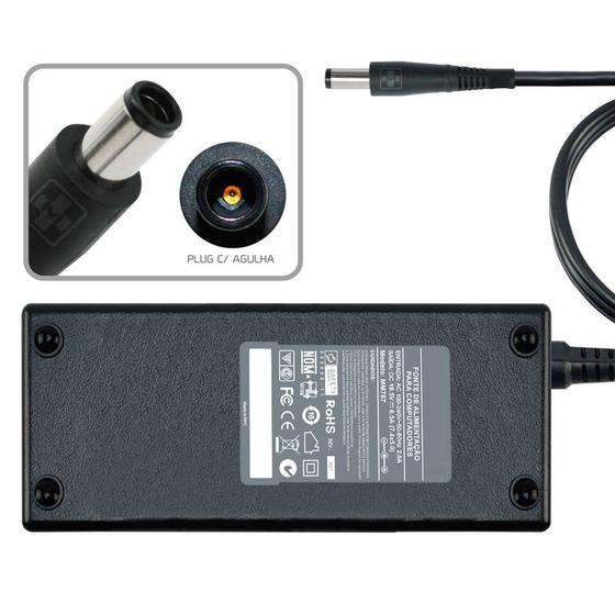 Fonte Carregador Para Hp Pro 3420 Aio Pc 18.5v 6.5a 120w 787 ...