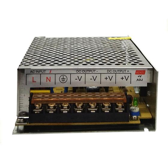 Fonte Chaveada 10A 12V 120W Bivolt Cftv Fita Led Som Lt-F073 - Lotus - Fita de LED - Magazine Luiza