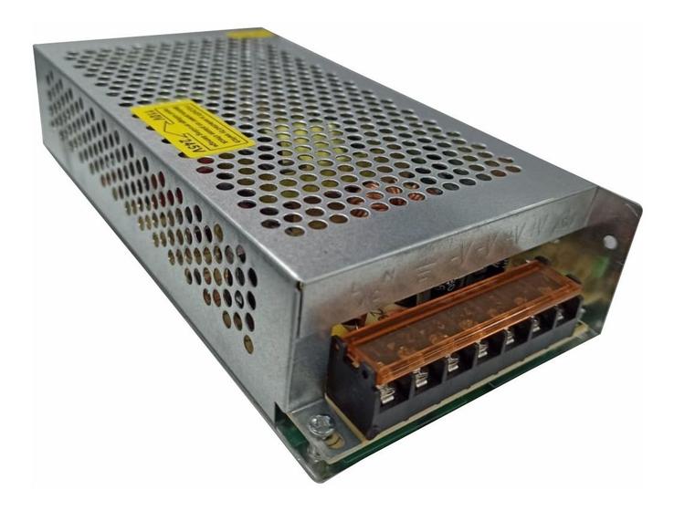 Fonte Chaveada Cftv Som Automotivo Carro Câmera 12v 10a 120w - NOBRE ...