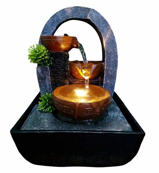 Fonte De Agua Jarro Cascata Decoração De Mesa Garden Relax - Althea ...