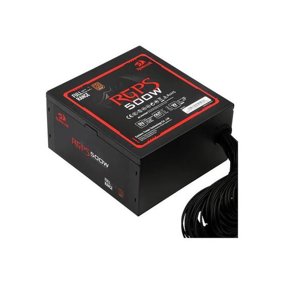 Fonte De Alimentacao Para Pc Redragon Rgps-500W 500 Watts 80 Plus ...