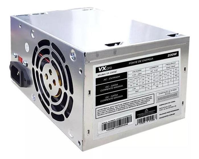 Fonte De Para Alimentação Pc Duex Vx230se 230w Real Bivolt - ATX ...