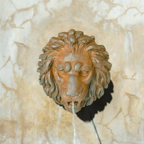 Fonte De Parede Cara De Leão ferro - Prime Home Decor - Campainha ...