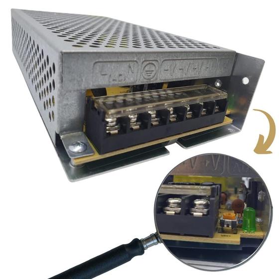 Fonte energia Chaveada Colmeia 12v 15a 180w Bivolt fita led - Riomarteg - Fonte Chaveada ...