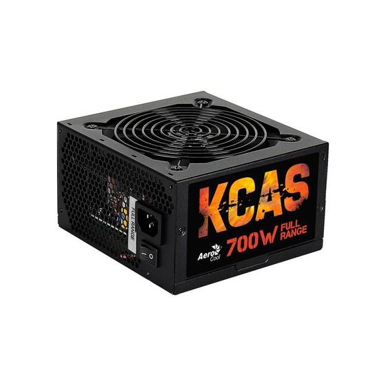 Fonte Gamer Aerocool Kcas 700w 80 Plus Bronze Atx Pfc Ativo Fonte De